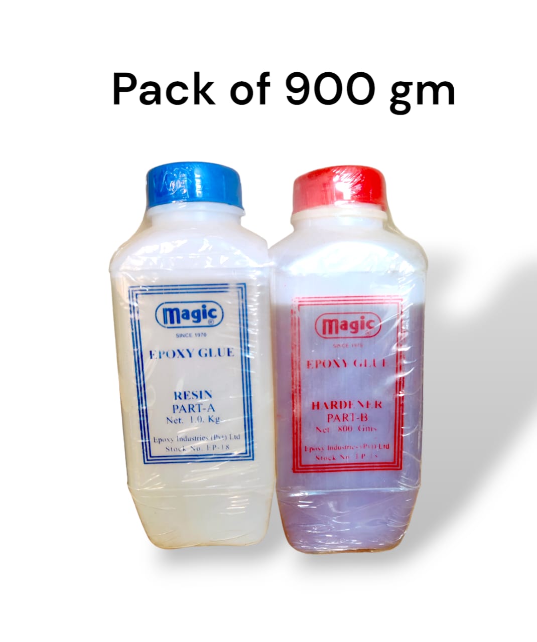Magic Epoxy Resin and Hardner 180 Grams Packed in plastic bottles ...