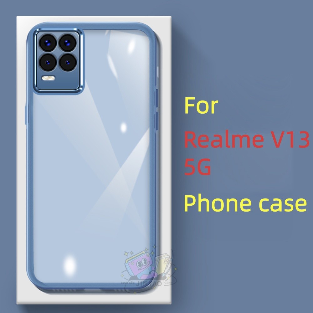 【Personality】For Realme V13 5G Phone case transparent Lens protector ...