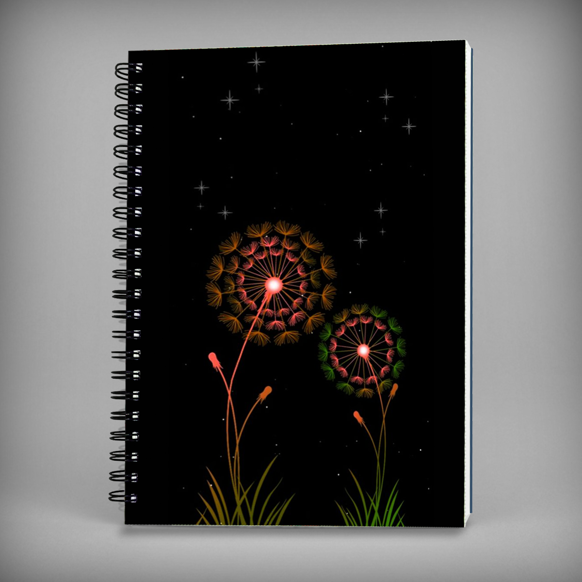 Night & Dandelions Spiral Notebook - 7631 | Daraz.pk