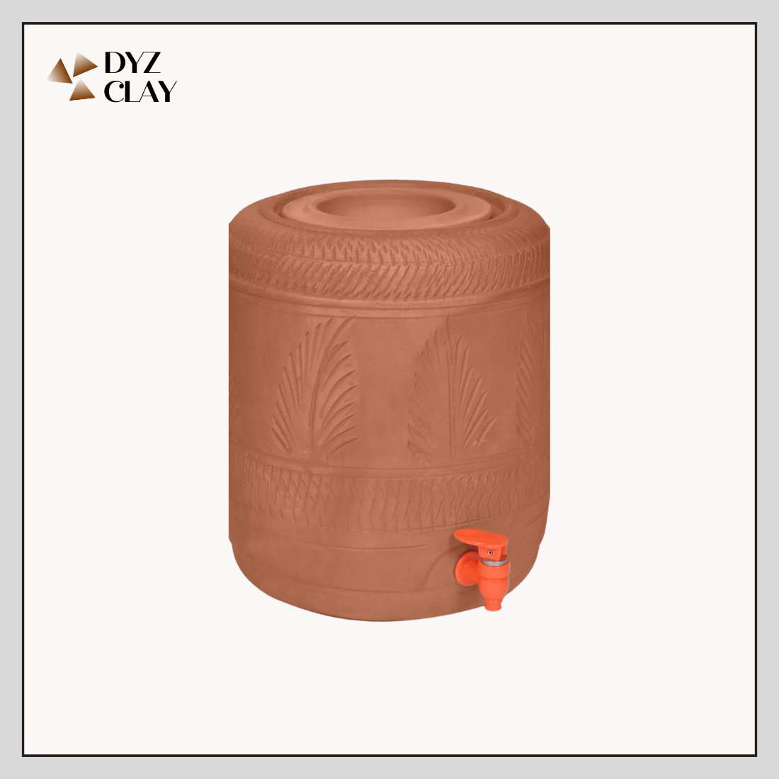 Clay Water Cooler With Clay Lid | Daraz.pk