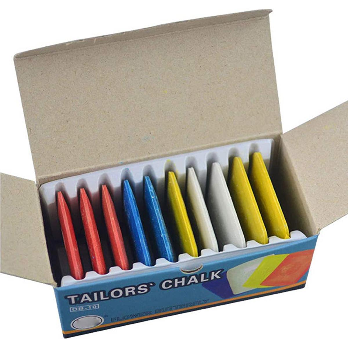 Tailors Chalk (Crayons) (Box of 10-Pcs) | Daraz.pk