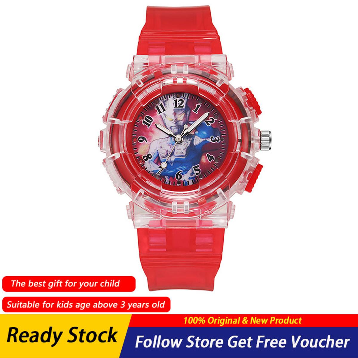 【Hannah Martin Store】Ultraman Digital Watch Children Life Waterproof ...