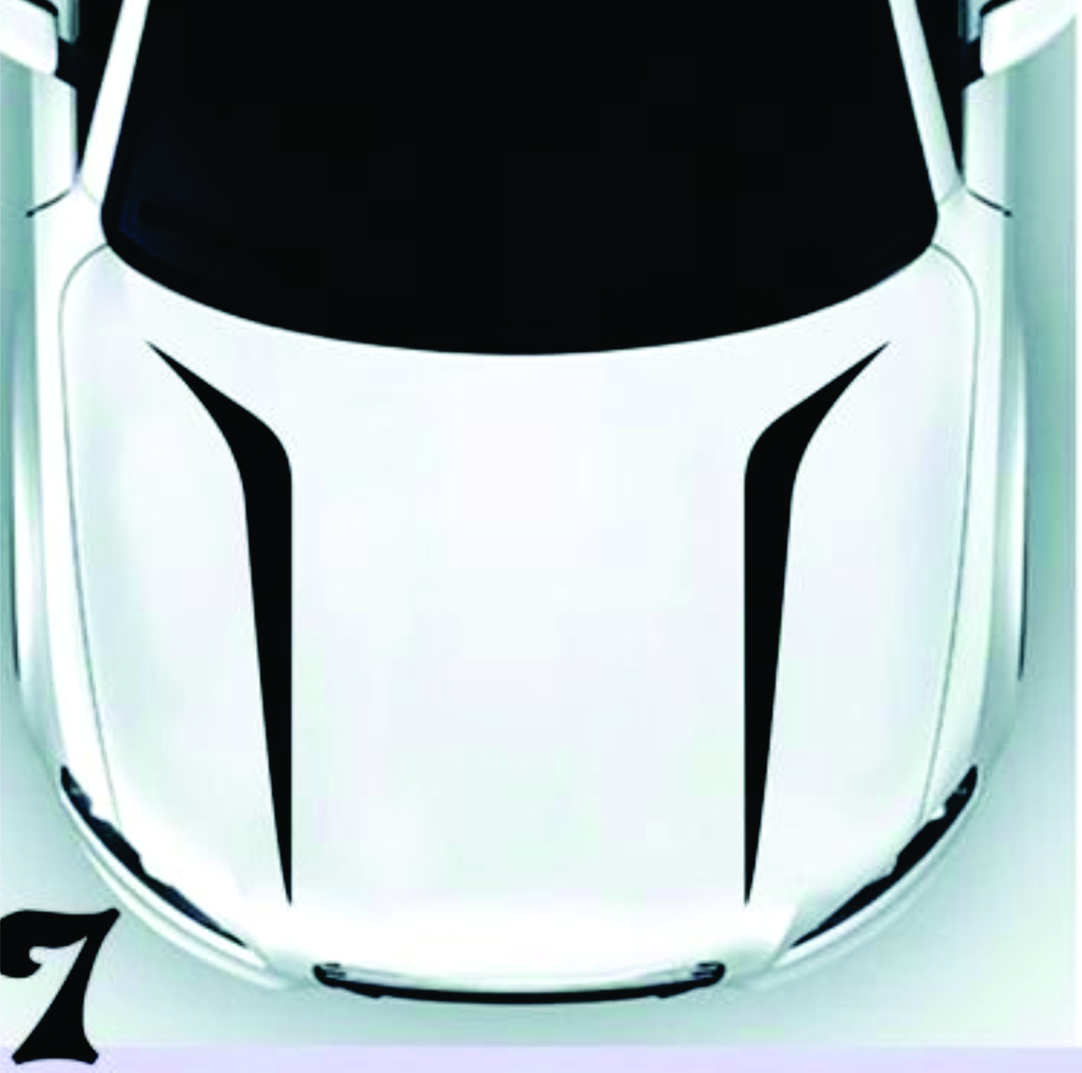 1pcS CUSTOMIZED Car Hood Cover Universal Stickers Fashion Head Decals ...