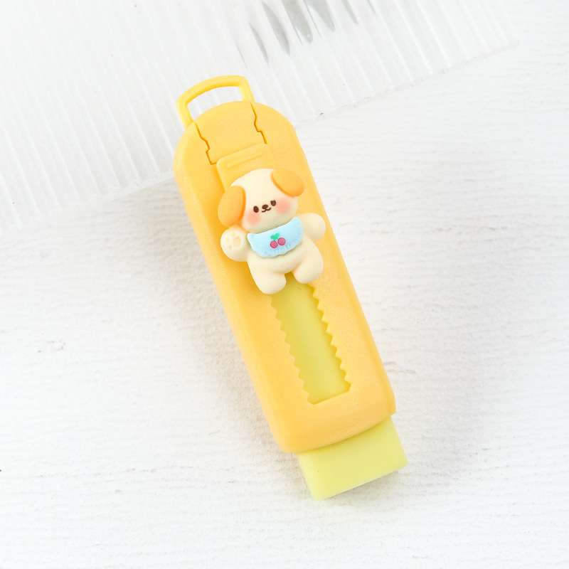 2024 CHEN LIN Creative Push-pull Cartoon Eraser Macaron Colored Eraser ...