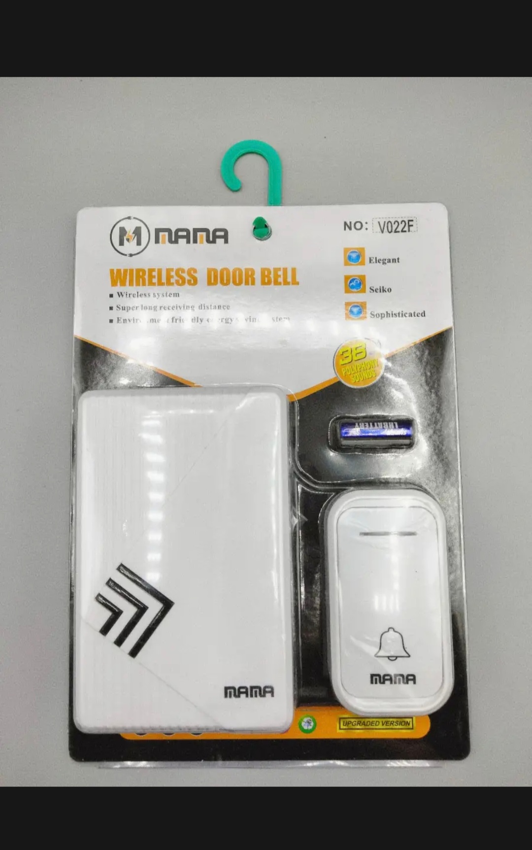 Wireless Door Bell - 220V Operated Remote Bell, and, Battery Cell ...