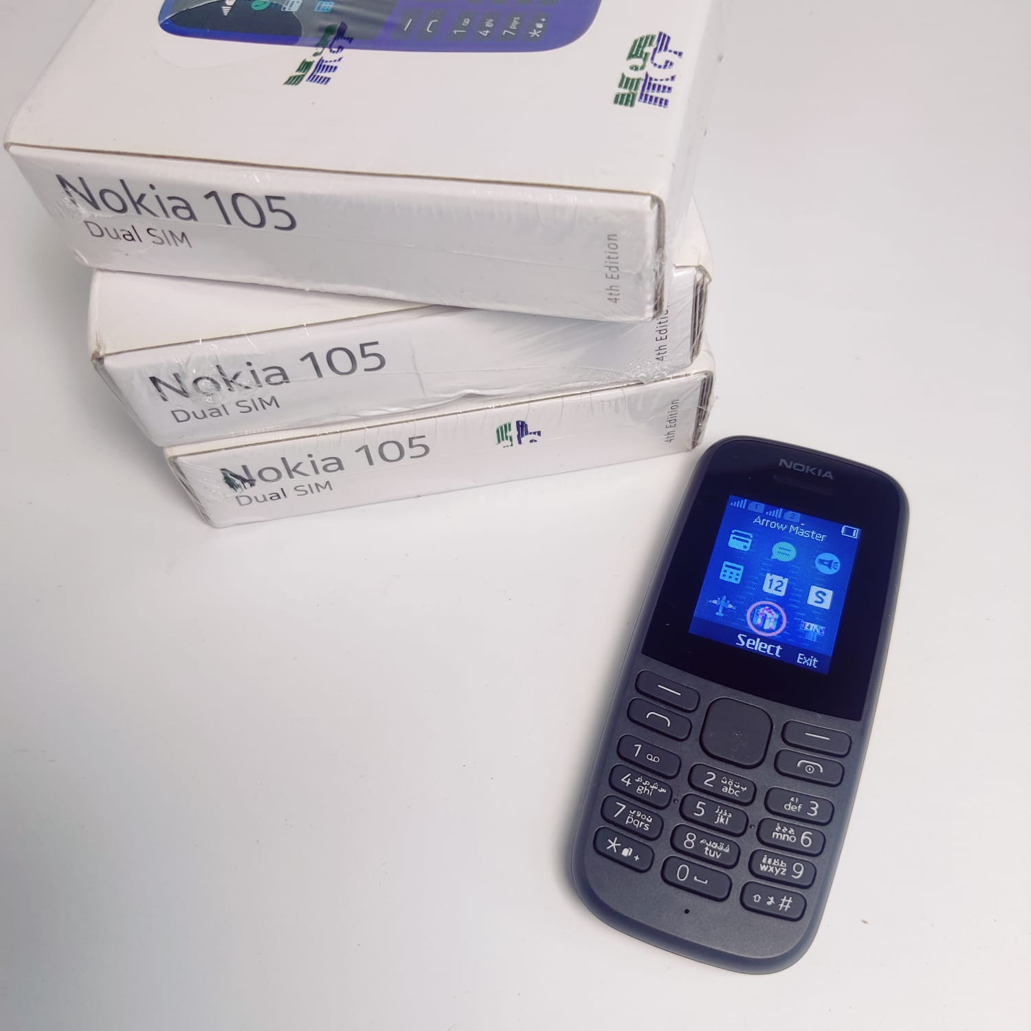 Nokia 105 Keypad Mobile M&P 1 Year Brand Warranty Box Pack New 100% ...