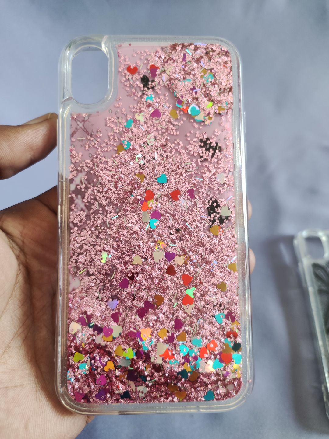 IPHONE XR glliter moving mobile covers for ladies | Daraz.pk