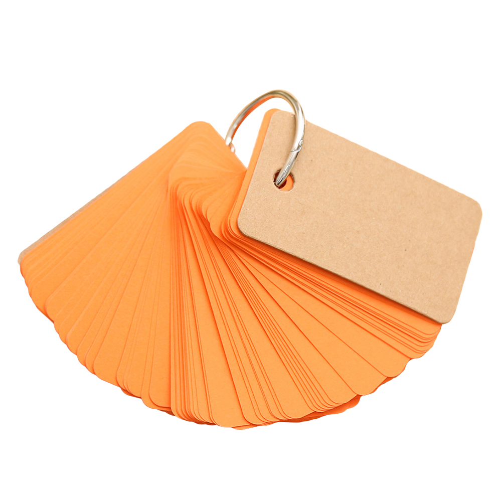 1Pc 230 Sheets Binder Memo Pad Ring Kraft Paper Sticky Notes School ...