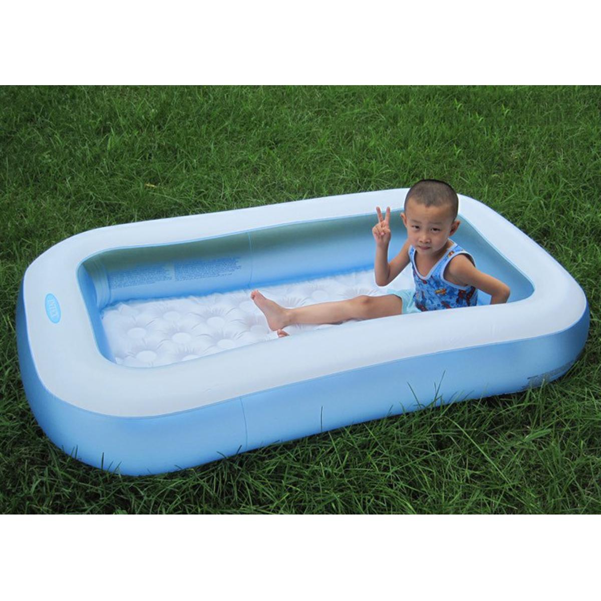 INTEX - Rectangular Baby Pool For Kids Inflatable Kids Bath Tub For ...