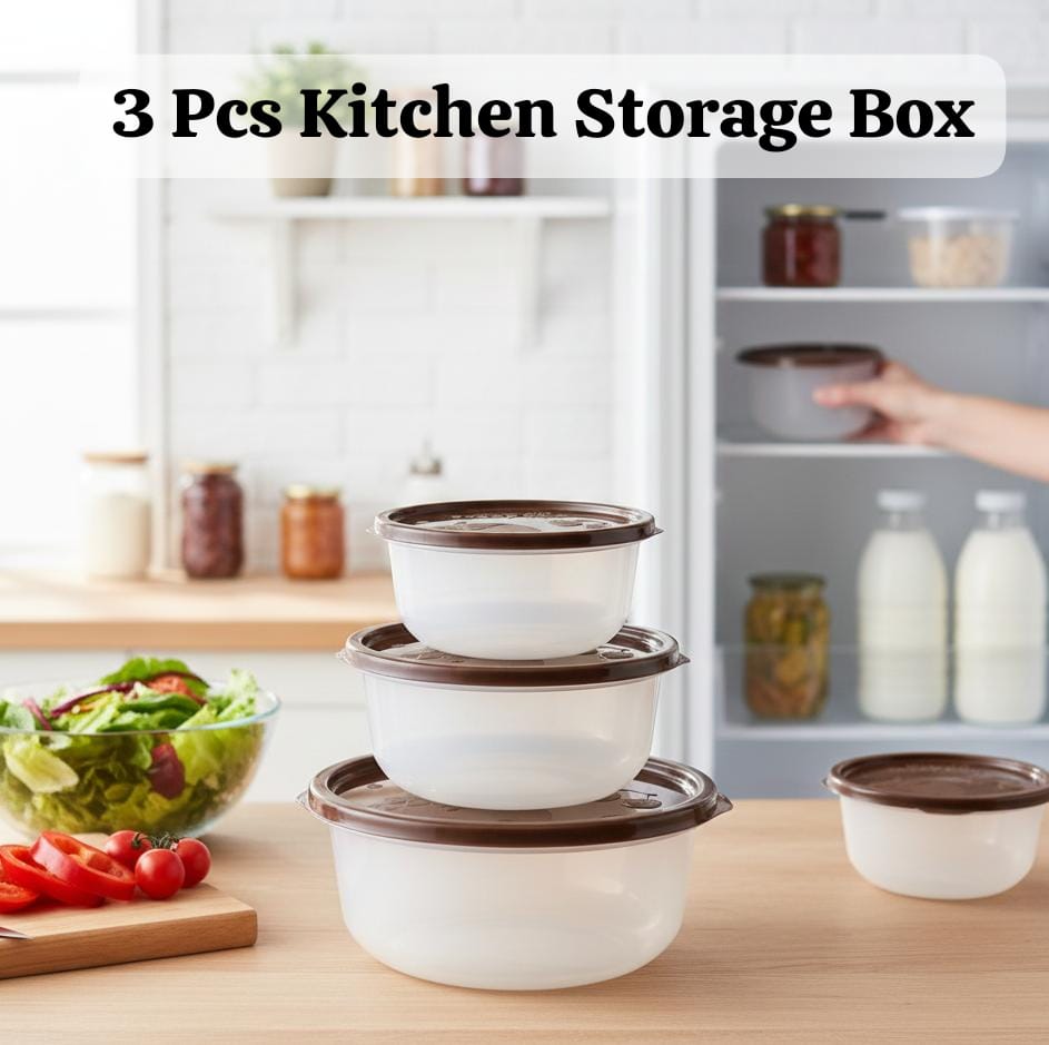 Premium Leakproof Kitchen Storage Canisters Set, Stackable Plastic Jars ...