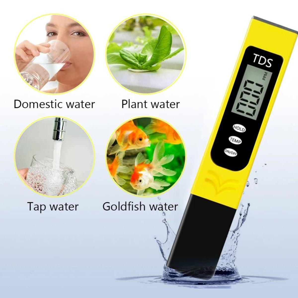 TDS Meter, Water Quality Tester Filter Pen, Accuracy Testing for ...