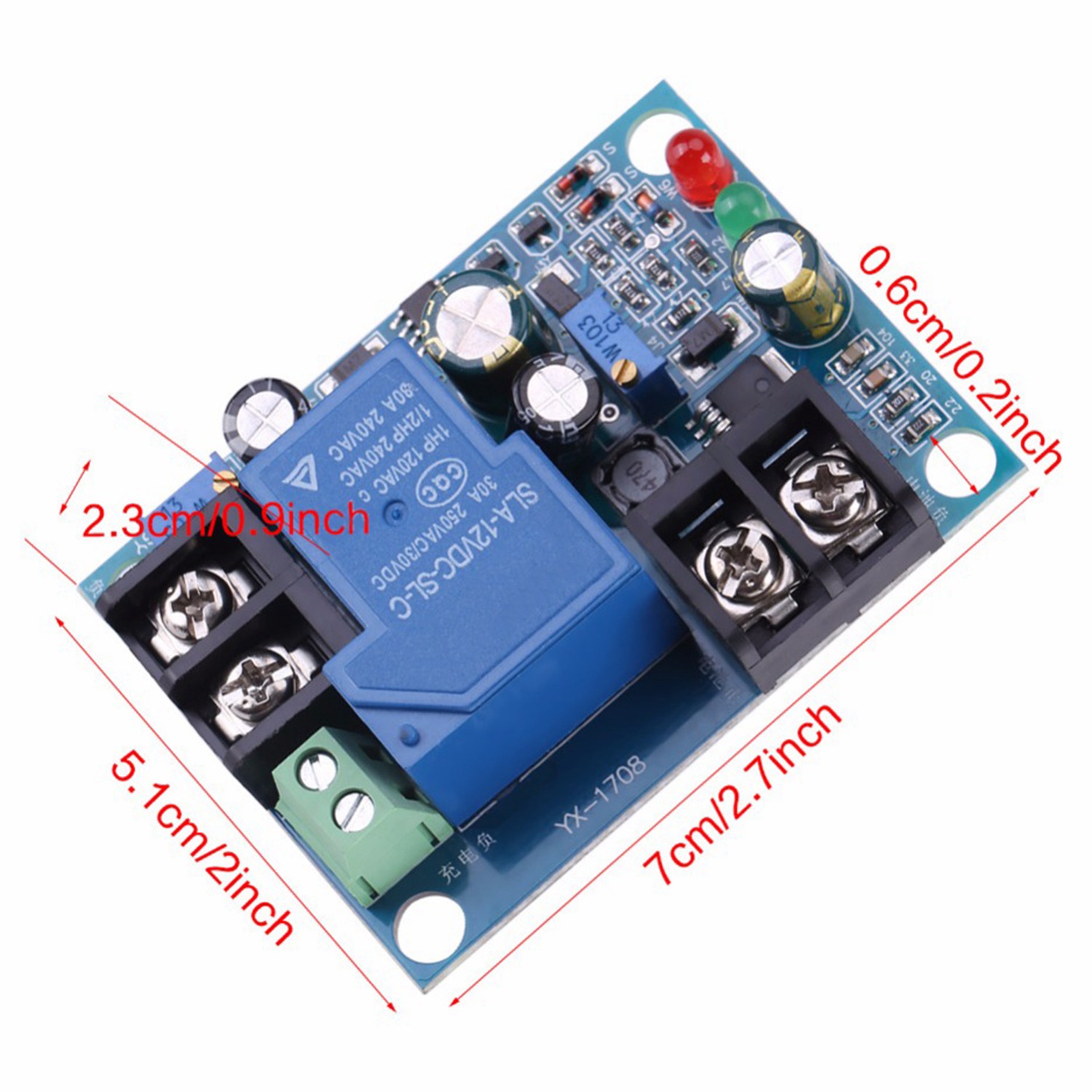 30A 24V Automatic Battery Charging Controller Protection Module YX1708 ...