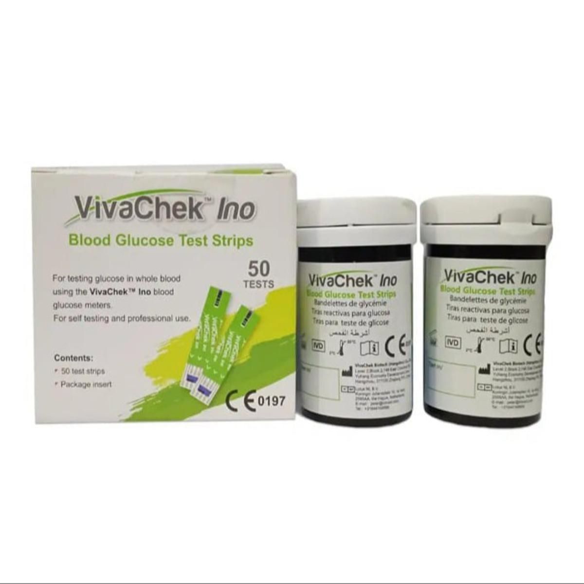 VivaCheck Ino Blood Glucose Test Strips 50 | Daraz.pk
