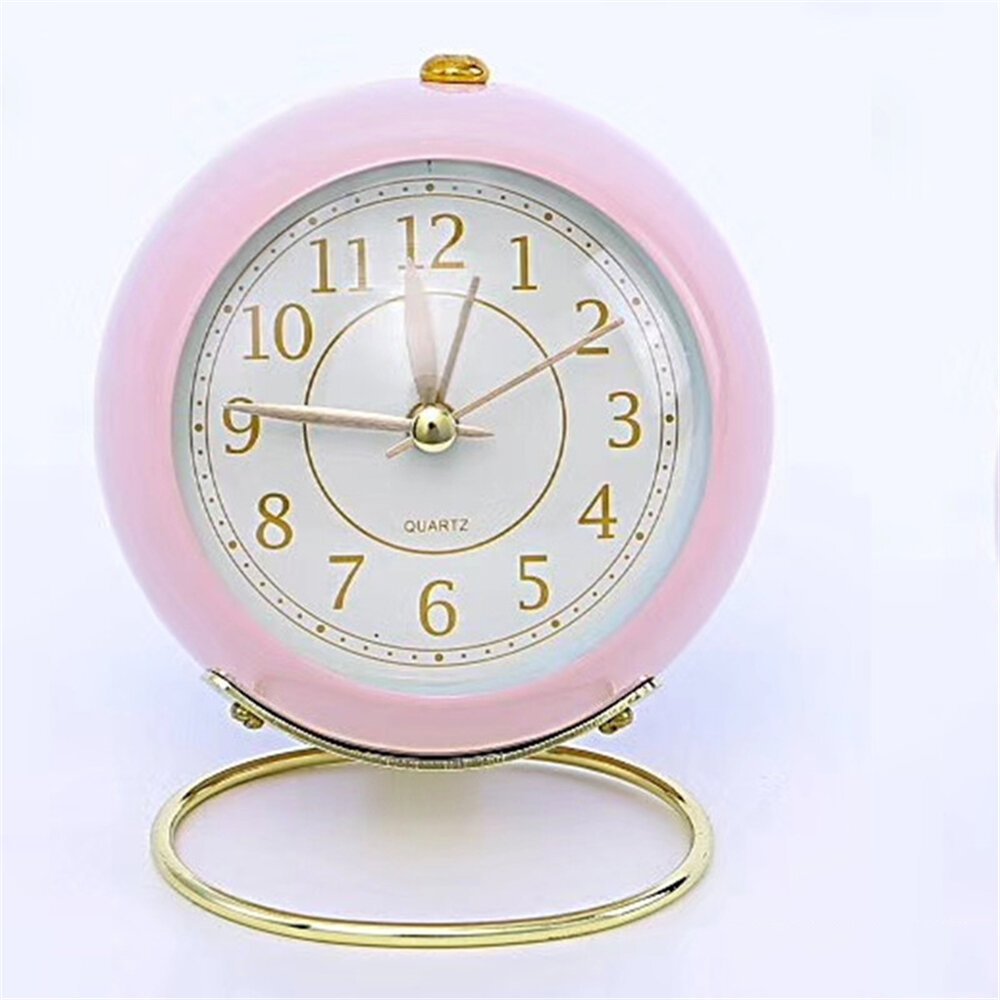 Household Circular Clock tudent Table Circular Digital Home Decoration ...