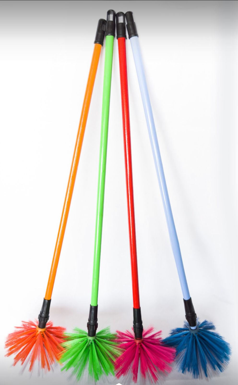Goal shaped broom/Jala brush Jala Broom with Long Rod & extendable ...
