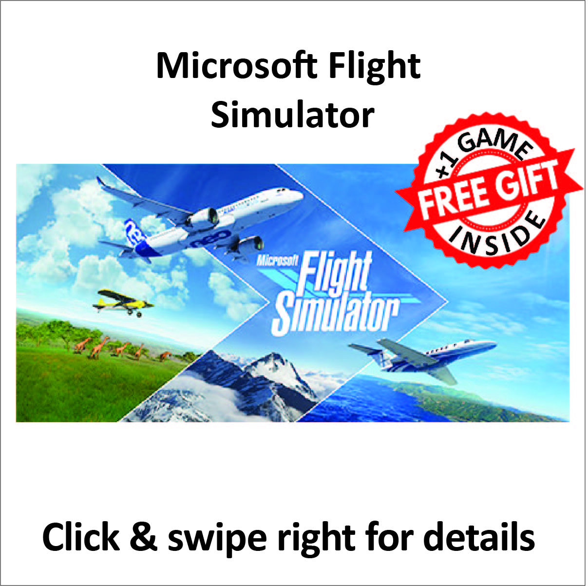 Microsoft Flight simulator Game For PC (Google Drive/ Mediafire) | Daraz.pk