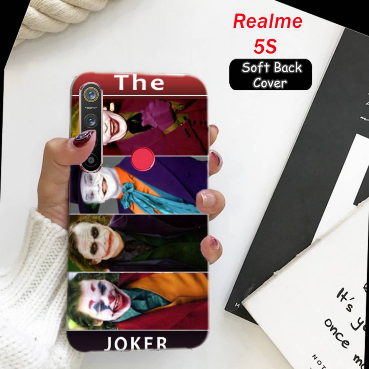 Realme_5S Pouch Case - Joker Soft Back Cover Case | Daraz.pk