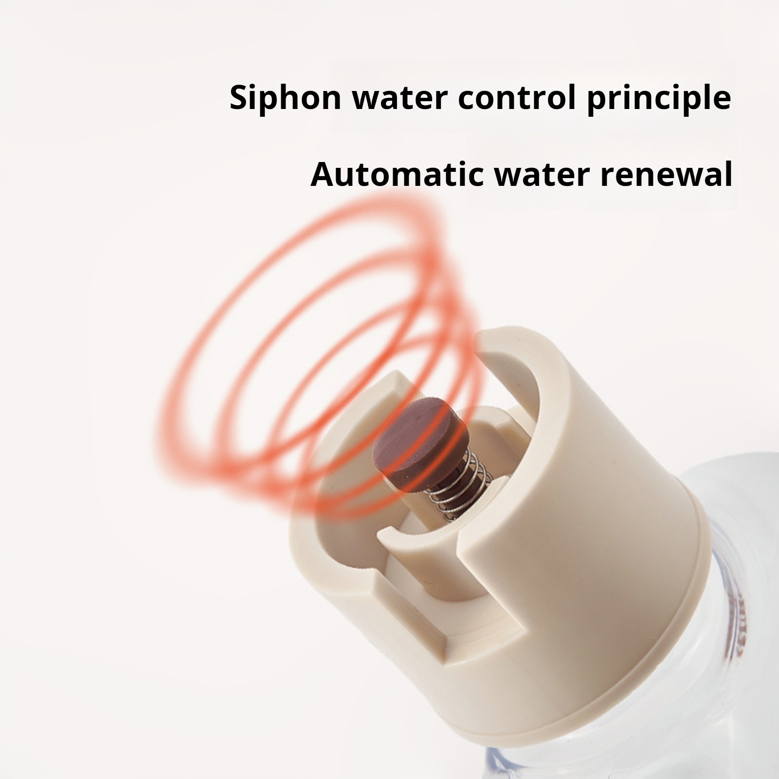 DESCENTE Automatic Refill Pet Water Bowl 500ml Pet Water Dispenser ...