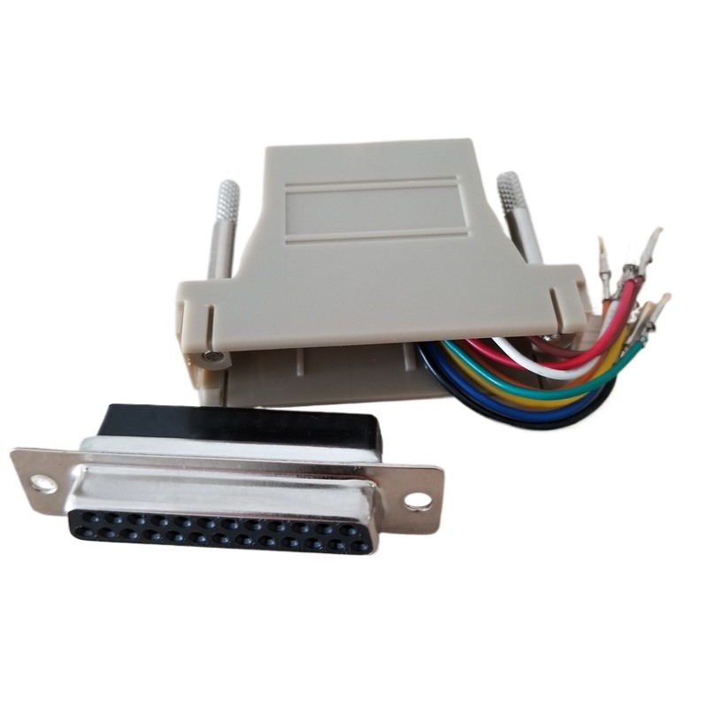 RJ45 Network Adapter Female to Parallel Port RS232/DB25 Converter Connector Plug | Daraz.pk