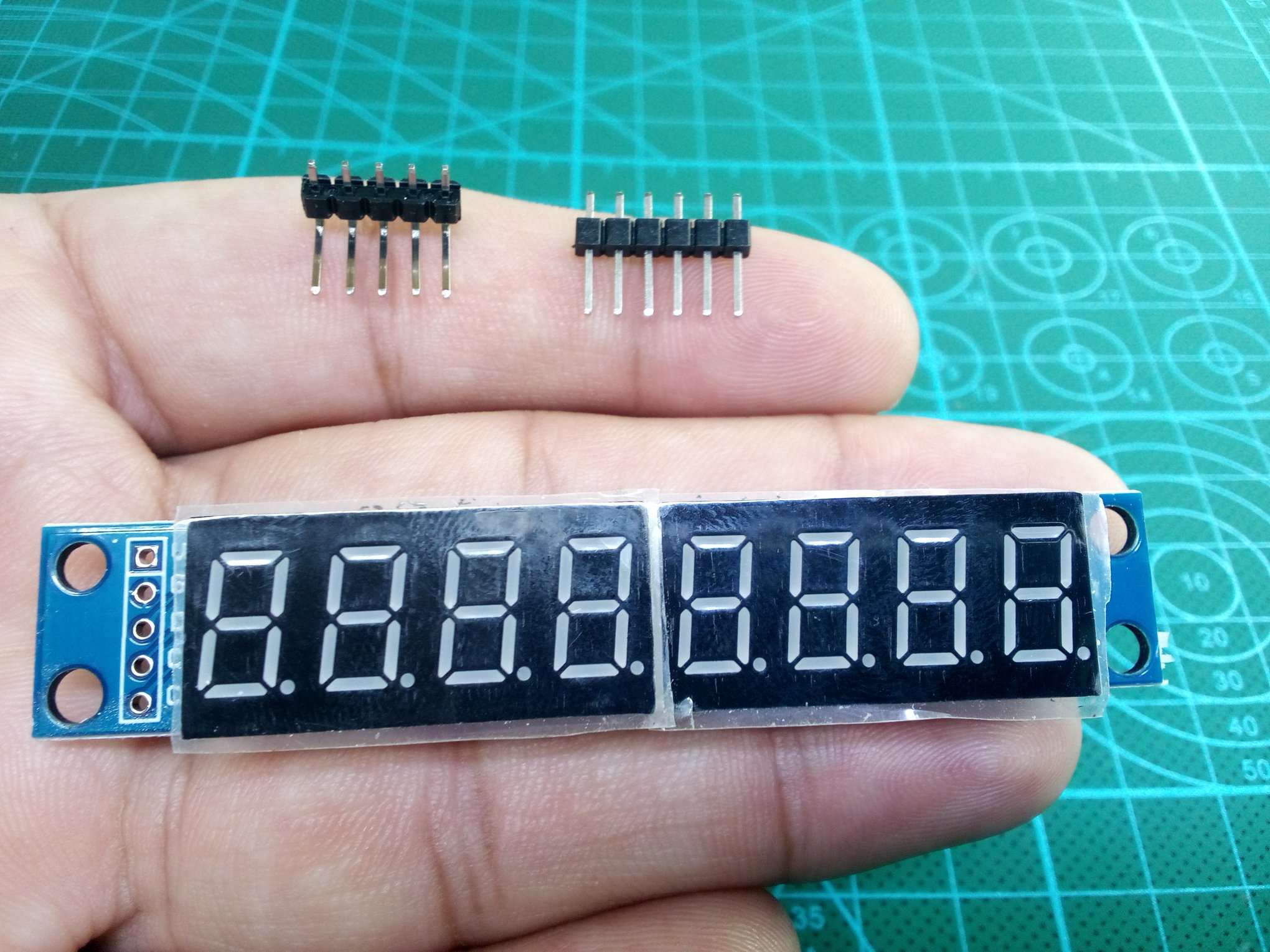 MAX7219 8 Digit 7 seven Segment LED Display screen Module | Daraz.pk