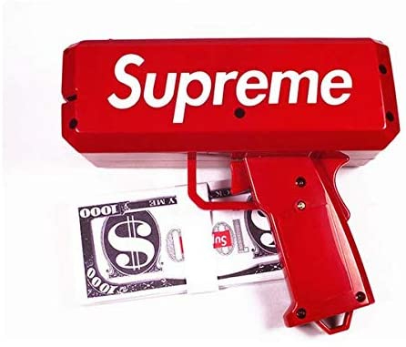 Rain Money Gun Paper Spary Machine Toy Gun Money Gun with 100 Pcs Play ...