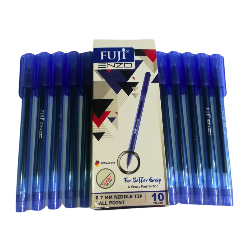 One Pack of Amazing Needle Tip BallPoints (10 Pcs) - Blue | Daraz.pk