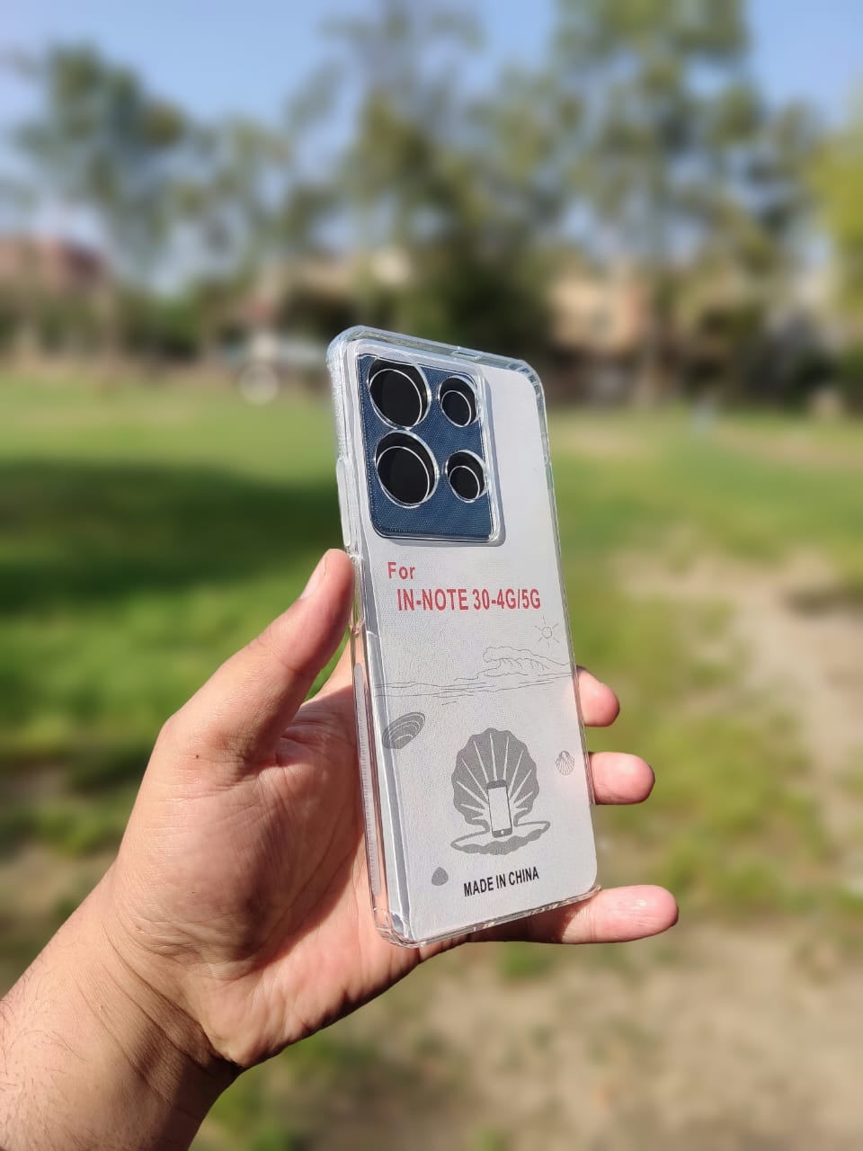 Infinix Note 30 Back Cover Soft Slim ROCK Design Camera Protection TPU ...