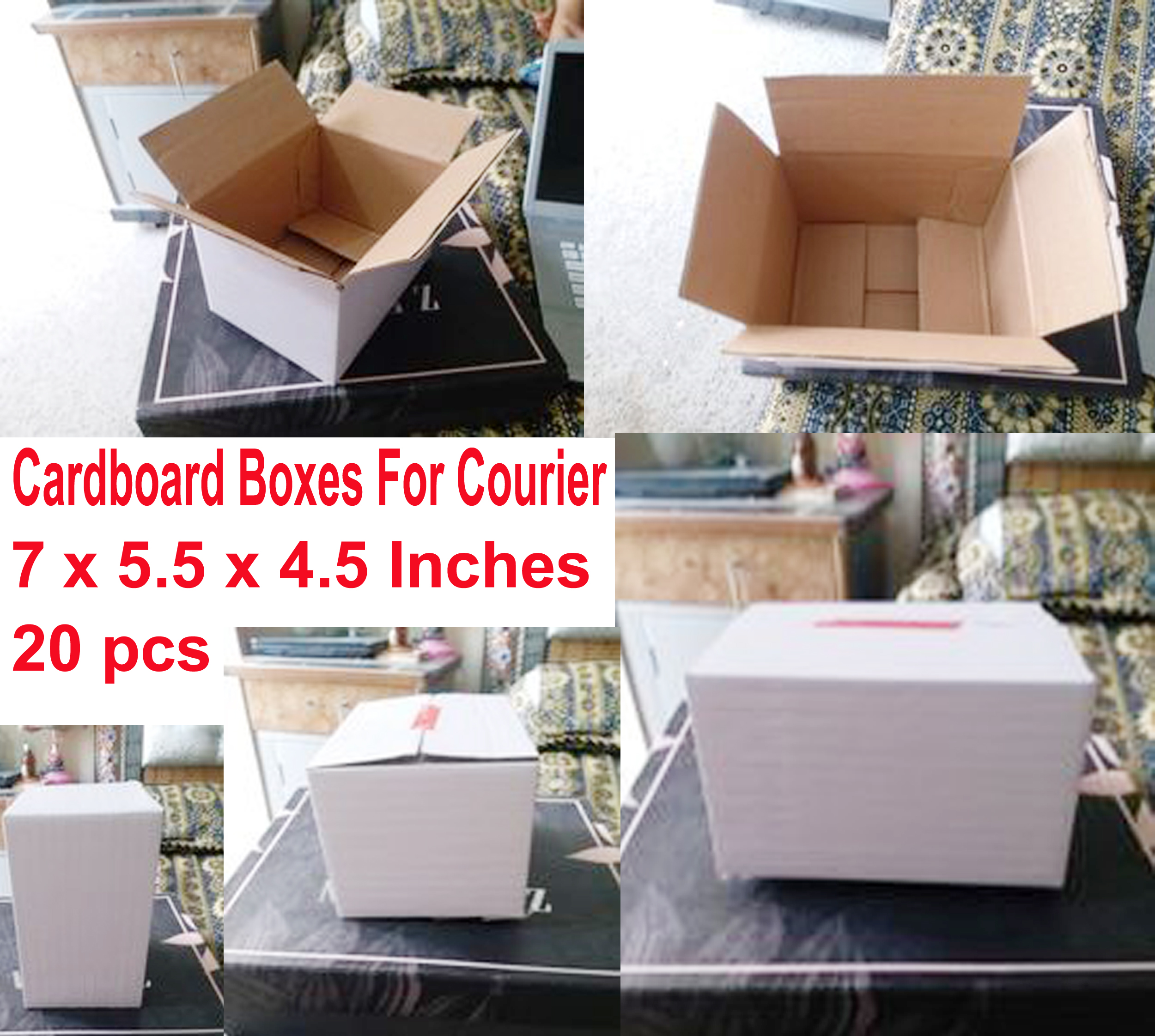 Pack of 20 (7 x 5.5 x 4.5 Inches) Gift Packing and Pastry Packing ...