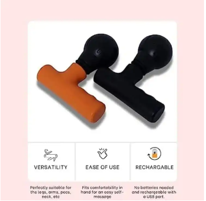 Mini Facial Massager - Rechargeable Mini Fascial Massager Gun Deep ...