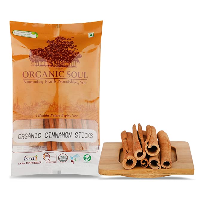Organic Soul - Cinnamon Sticks Whole 50g | Cassia Whole | Dalchini ...