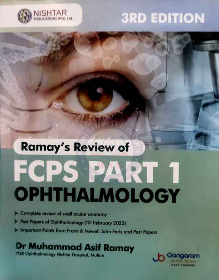 FCPS Part-1 Ophthalmology 3rd Edition by Dr Muhammad Asif Ramay | Daraz.pk