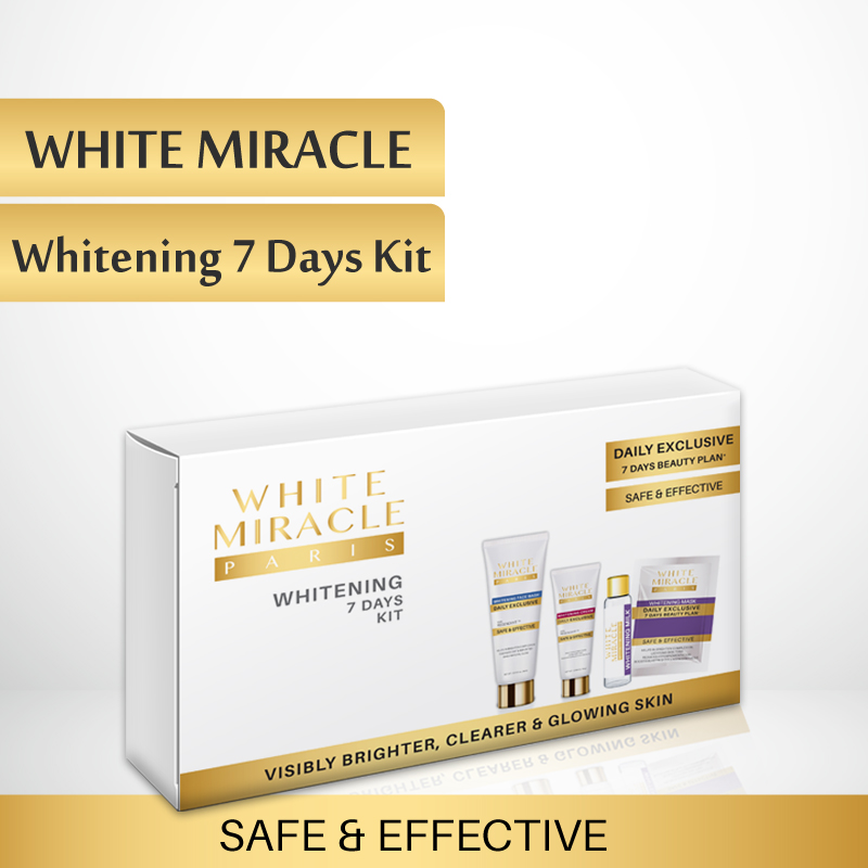 White Miracle 7 Days Whitening Kit | Daraz.pk