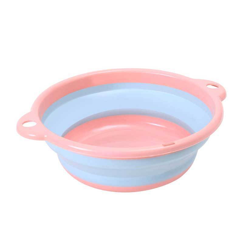 1 PCS Silicone Foldable Wash Basin Travel Portable Basin Collapsible ...