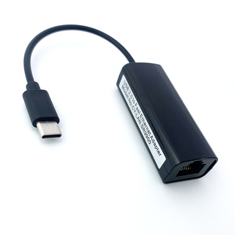 USB-C 100 Gigabit LAN Card, USB3.1 Type-C to RJ45 Gigabit Wired LAN ...