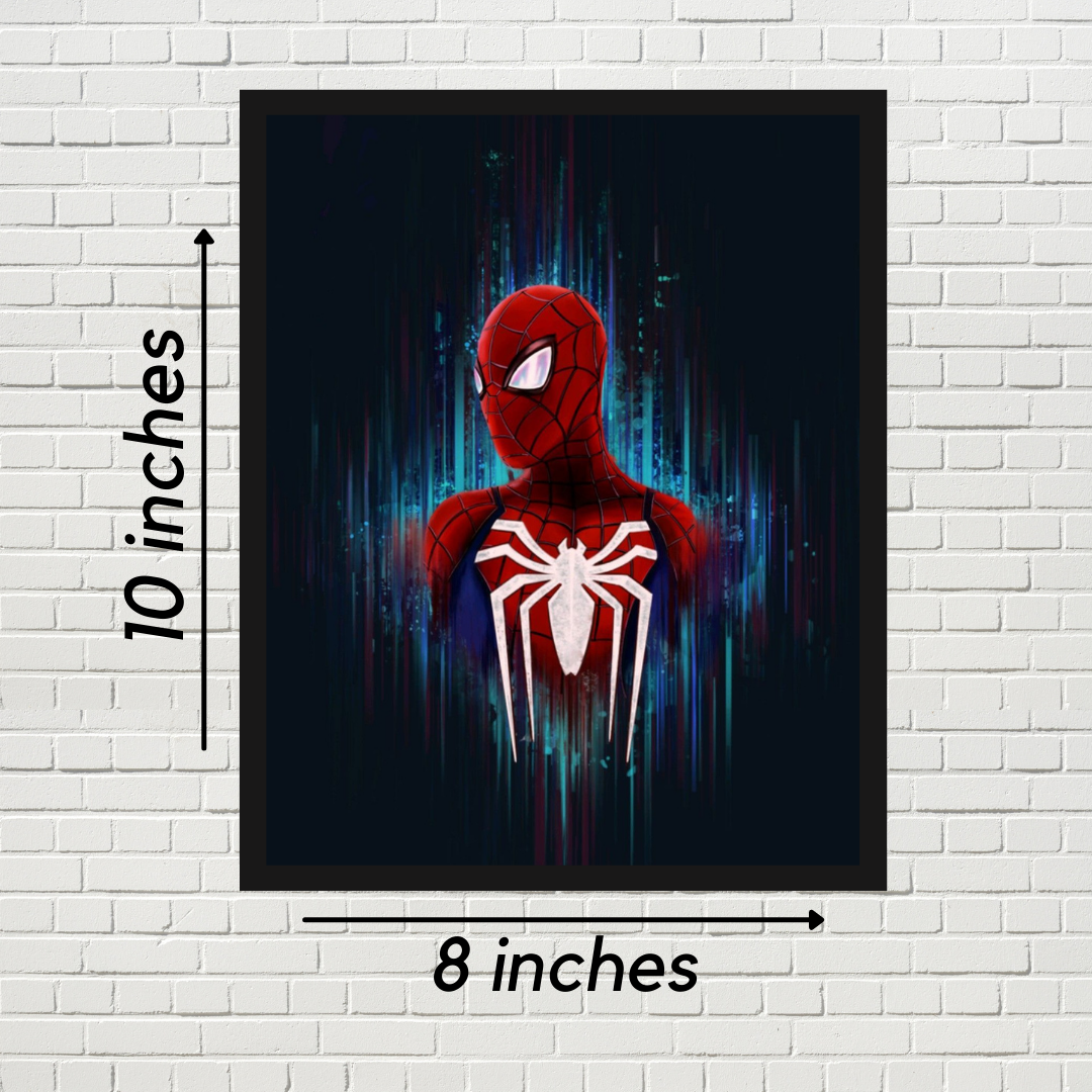 Spiderman wall frame decorate your room | Daraz.pk