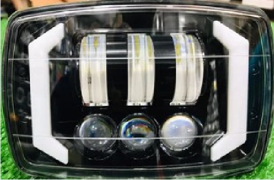 universal motorcycle rectangle seal beam splendor R60 headlight for 70 ...