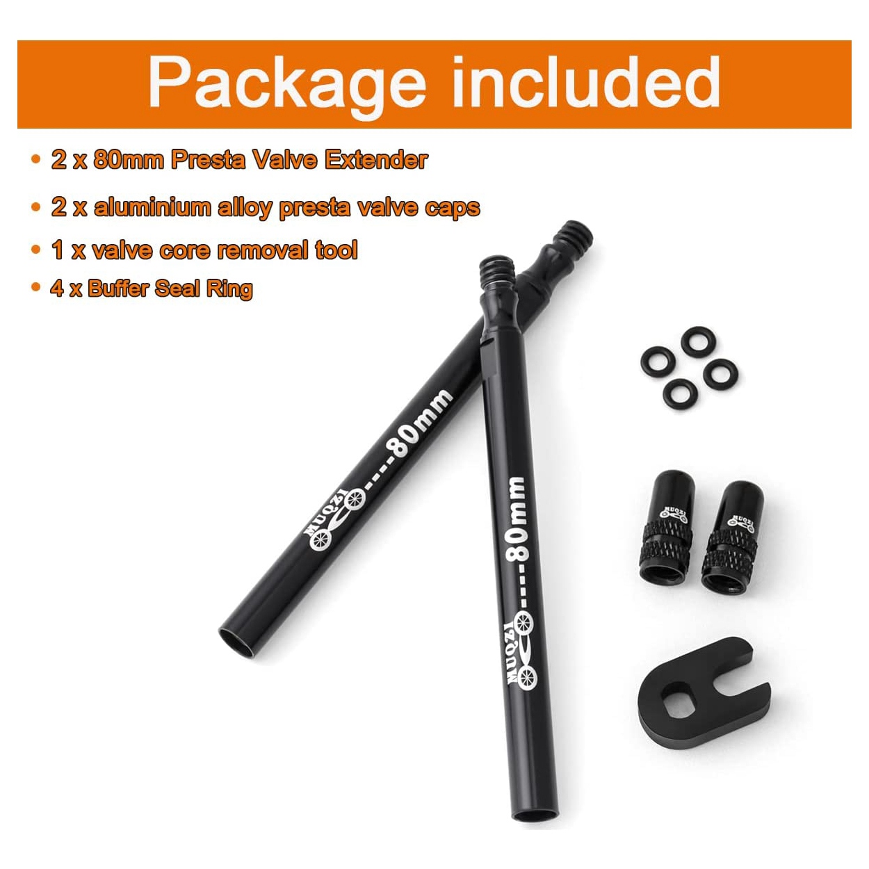 Valve Extender Bicycle Valve Extender Extension Kit Bike Valve Extender ...