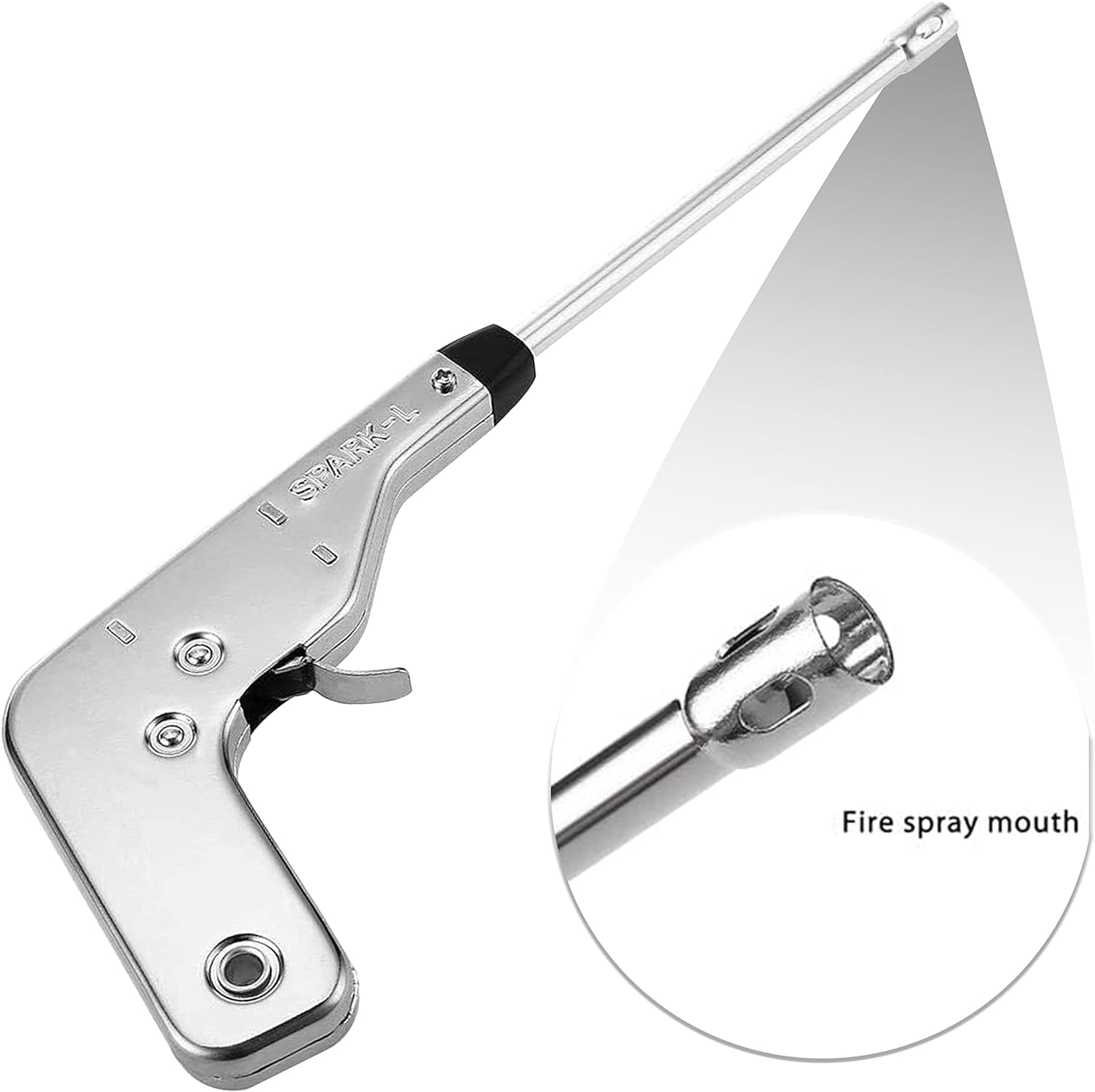Electronic Spark Lights Gas Lighter - Gun Shape Gas Lighter, Long ...