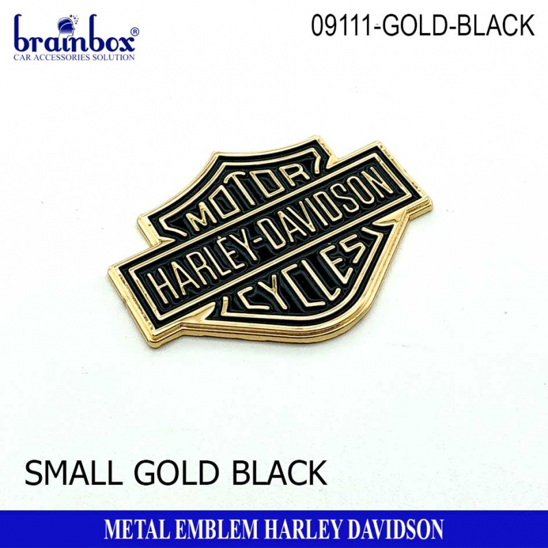Harley Davidson 3D Chrome Badges Bike Emblem Stickers (Gold) | Daraz.pk