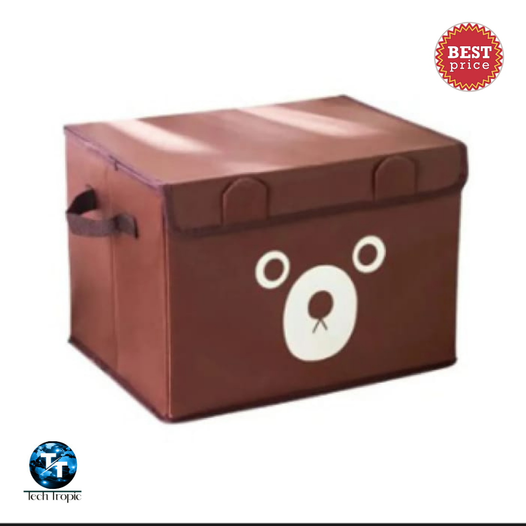 Large Folding Non Woven Portable Panda Bear Storage Organizer Cube ...
