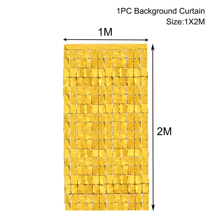 【2024】 2M Foil Curtain Shimmer Sequin Glitter for Photo zone Backdrop ...