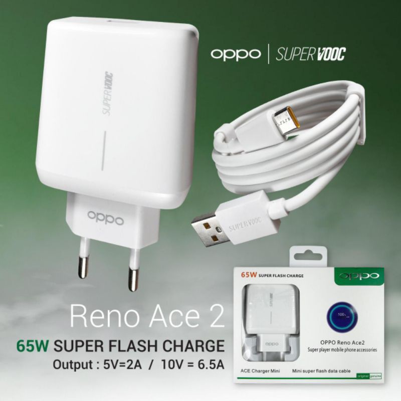 Original 65W Super Vooc Charger With Original SuperVooc USB Type-C ...