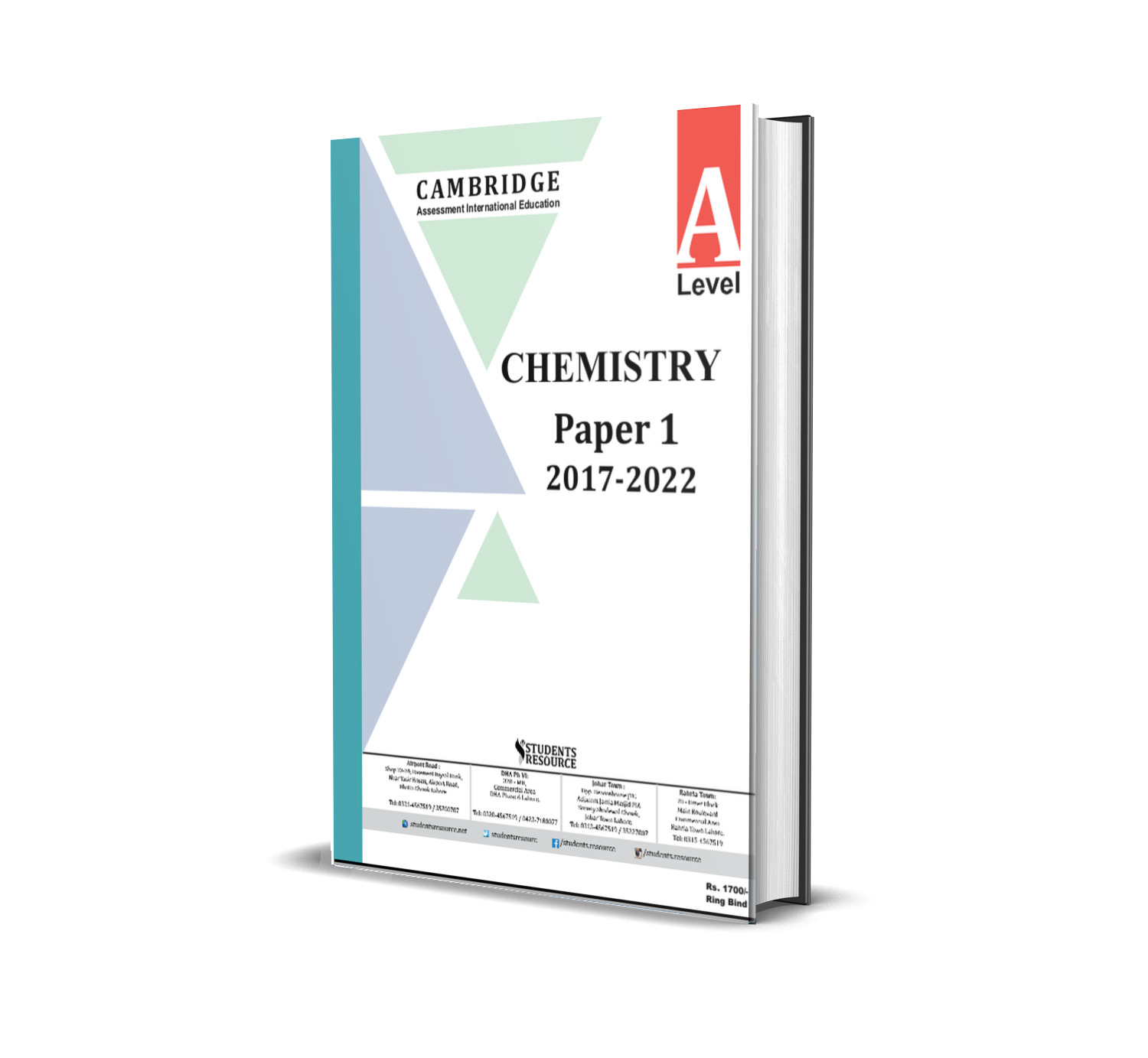 A Level Chemistry 9701 Paper (1) 2017-2022 | Daraz.pk