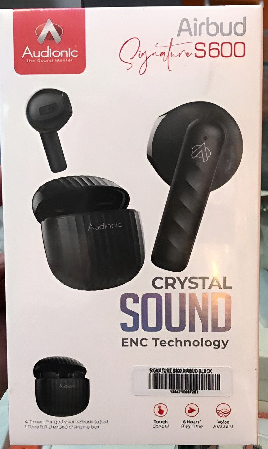 Audionic Airbuds Signature S600 Quad MIC With ENC | Daraz.pk