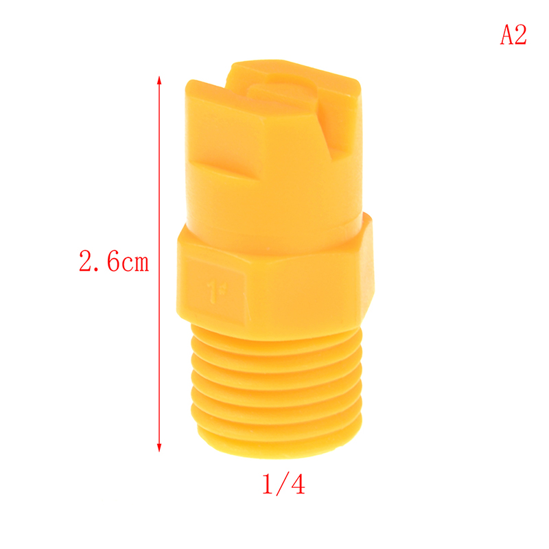 Plastic Vee Jet Flat Fan Spray Nozzle 1/8" 1/4" 3/8" 1/2" Industrial ...