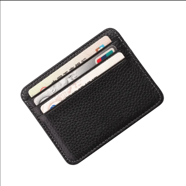 Mini Card Holder Leather Wallet for Men and women Slim card Holder ...