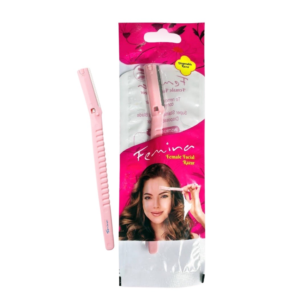 Femina Facial Female Eyebrow Razor (2 Pcs) | Treet Eyebrow Razor 100% ...