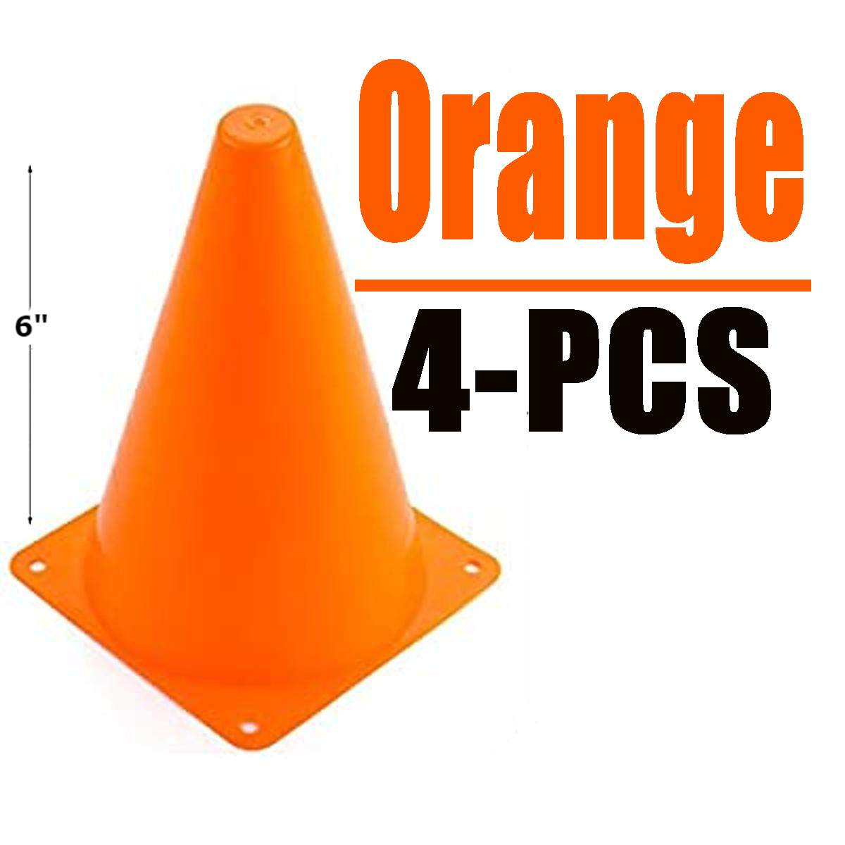 6 inch Multipurpose Training Cones Football Basketball, Soft & Durable ...