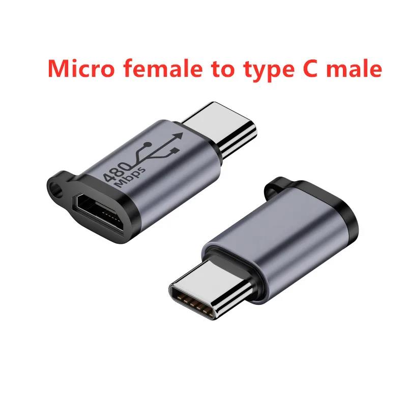 【2024】 Type C Female to Micro USB Type C Female to Mini USB Micro USB ...
