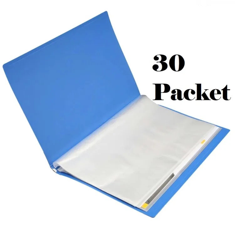 Pocket File ( 30 pockets) Clear Book Pocket | Pocket Display Book |File ...